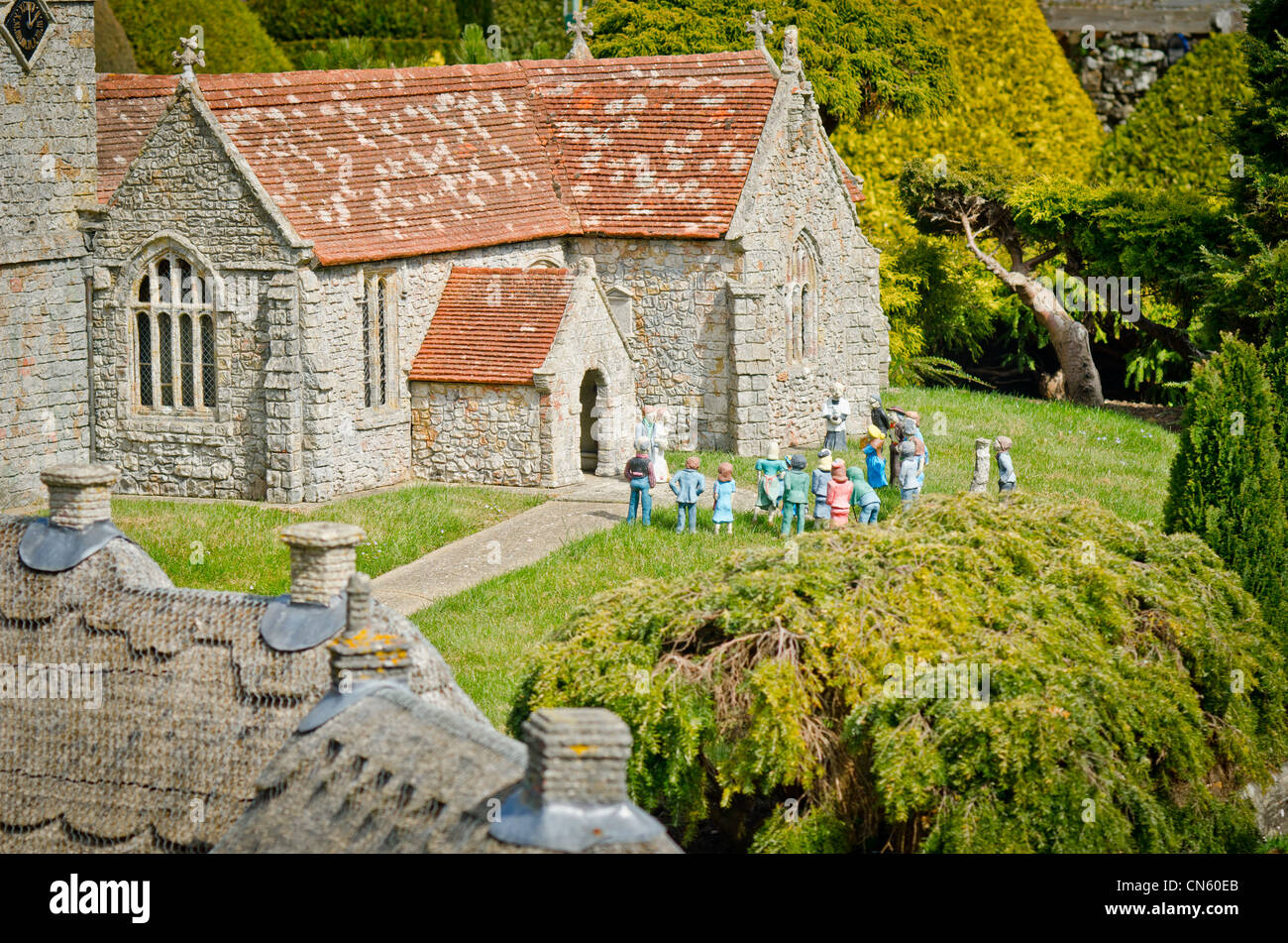 Village church wedding hi-res stock photography and images - Alamy