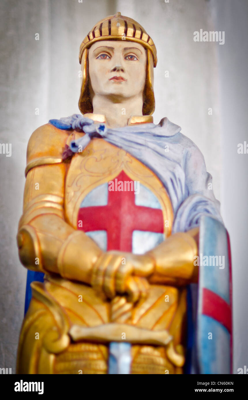 Statue of Saint George Stock Photo - Alamy