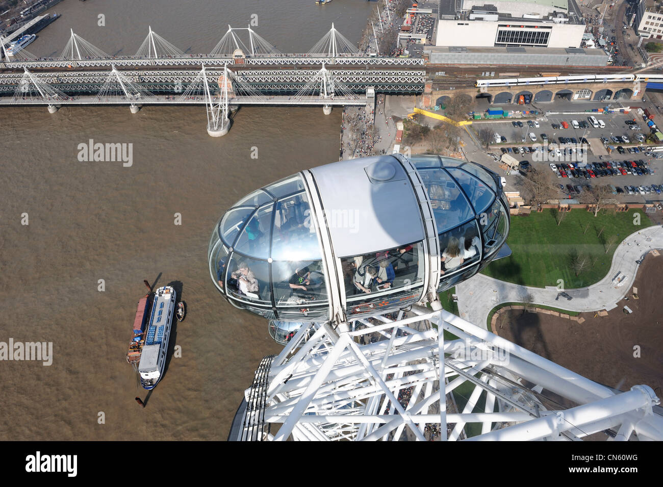 View from london eye hi-res stock photography and images - Alamy