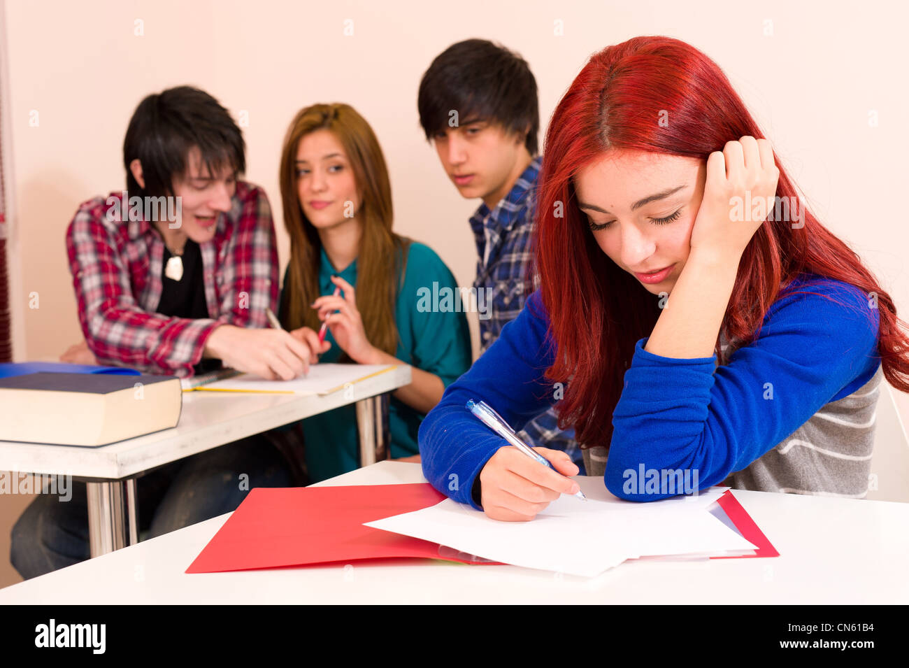 Mobbing college hi-res stock photography and images - Alamy