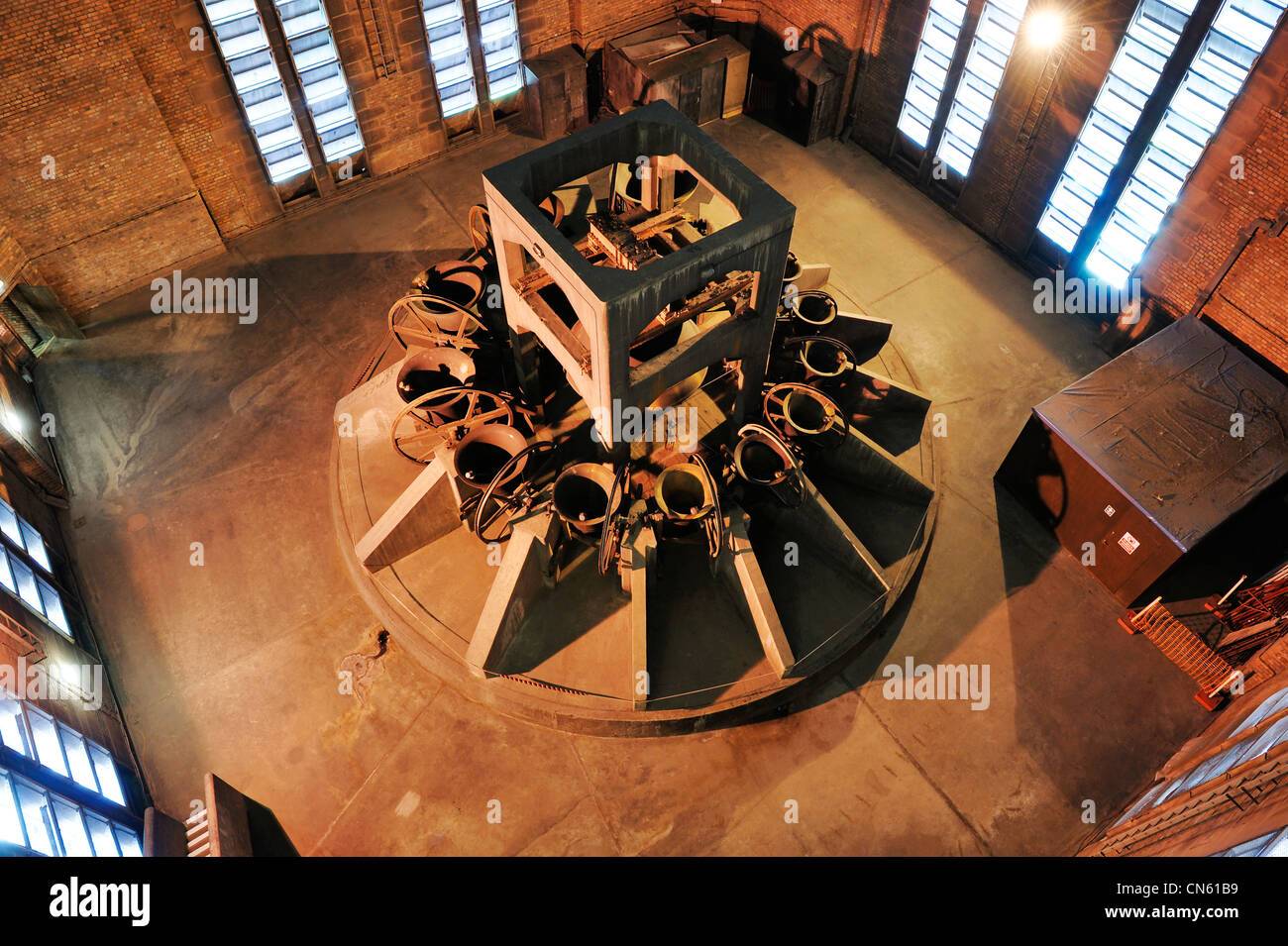 Inside the bell chamber of Liverpool Cathedral Stock Photo - Alamy
