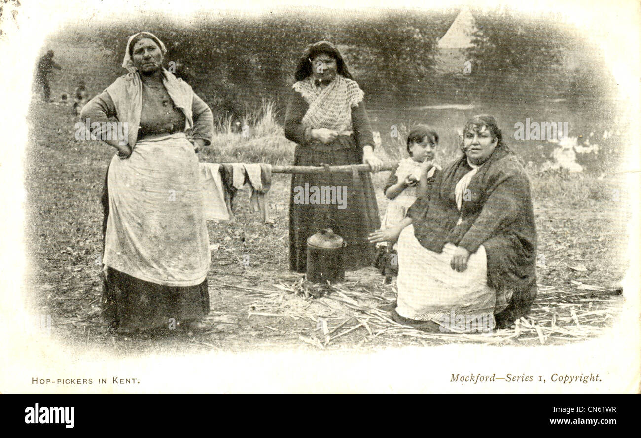 Kent hop pickers hi-res stock photography and images - Alamy