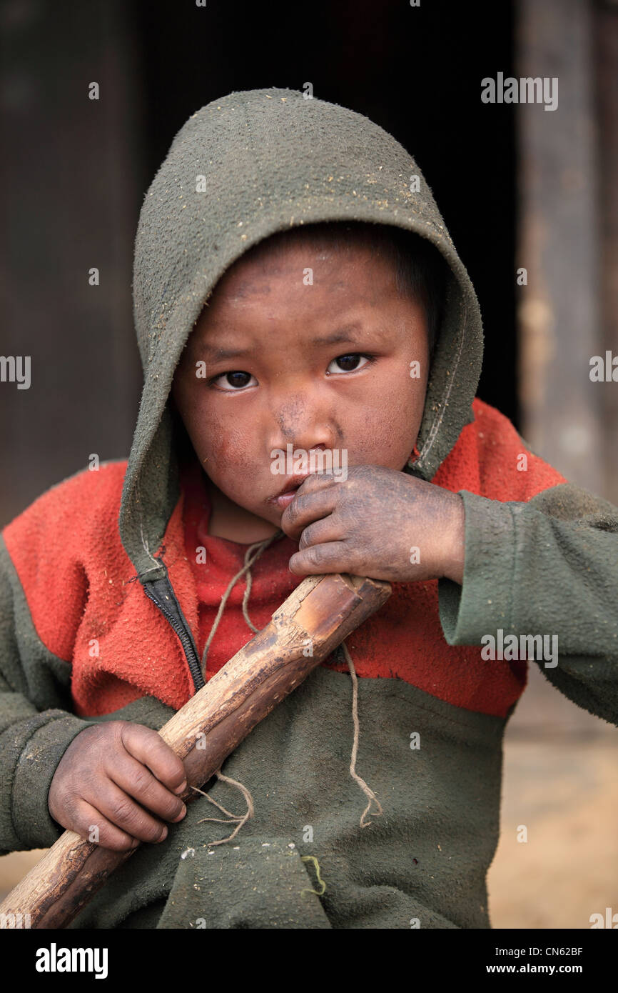 Poor boy nepal hi-res stock photography and images - Alamy