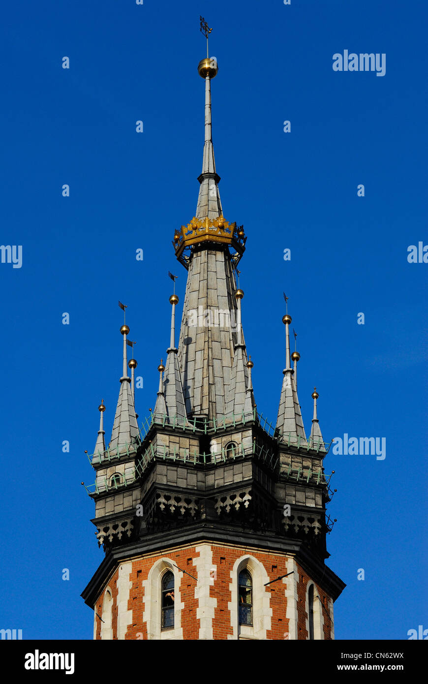 Poland, Lesser Poland region, Krakow, old town (Stare Miasto) listed as ...