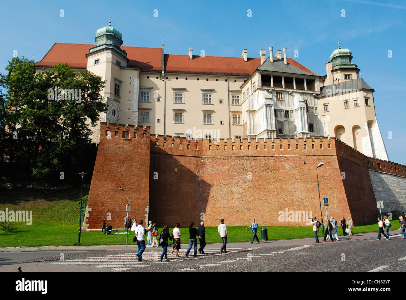 Poland, Lesser Poland region, Krakow, old town (Stare Miasto) listed as ...