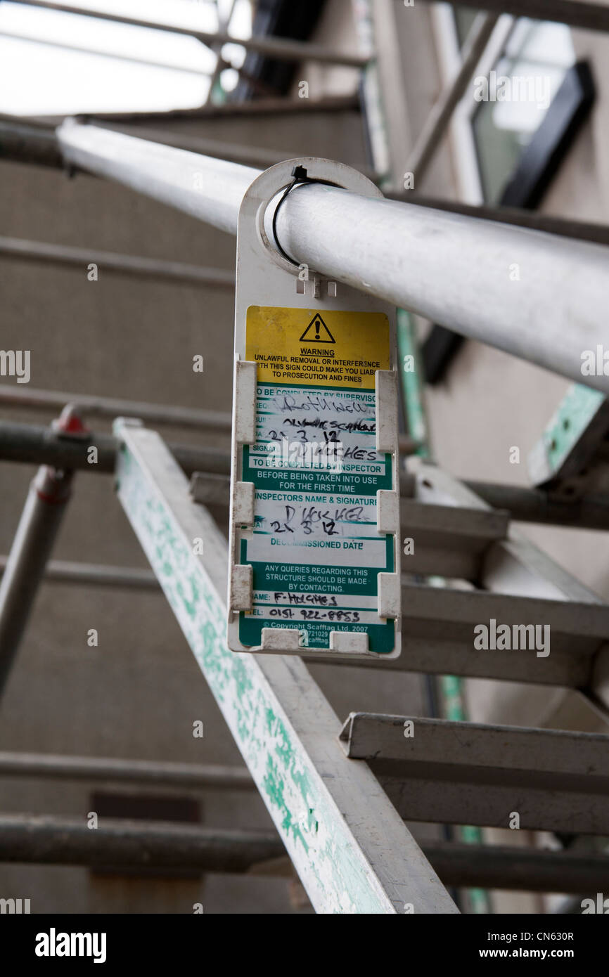 Scafftag hi-res stock photography and images - Alamy