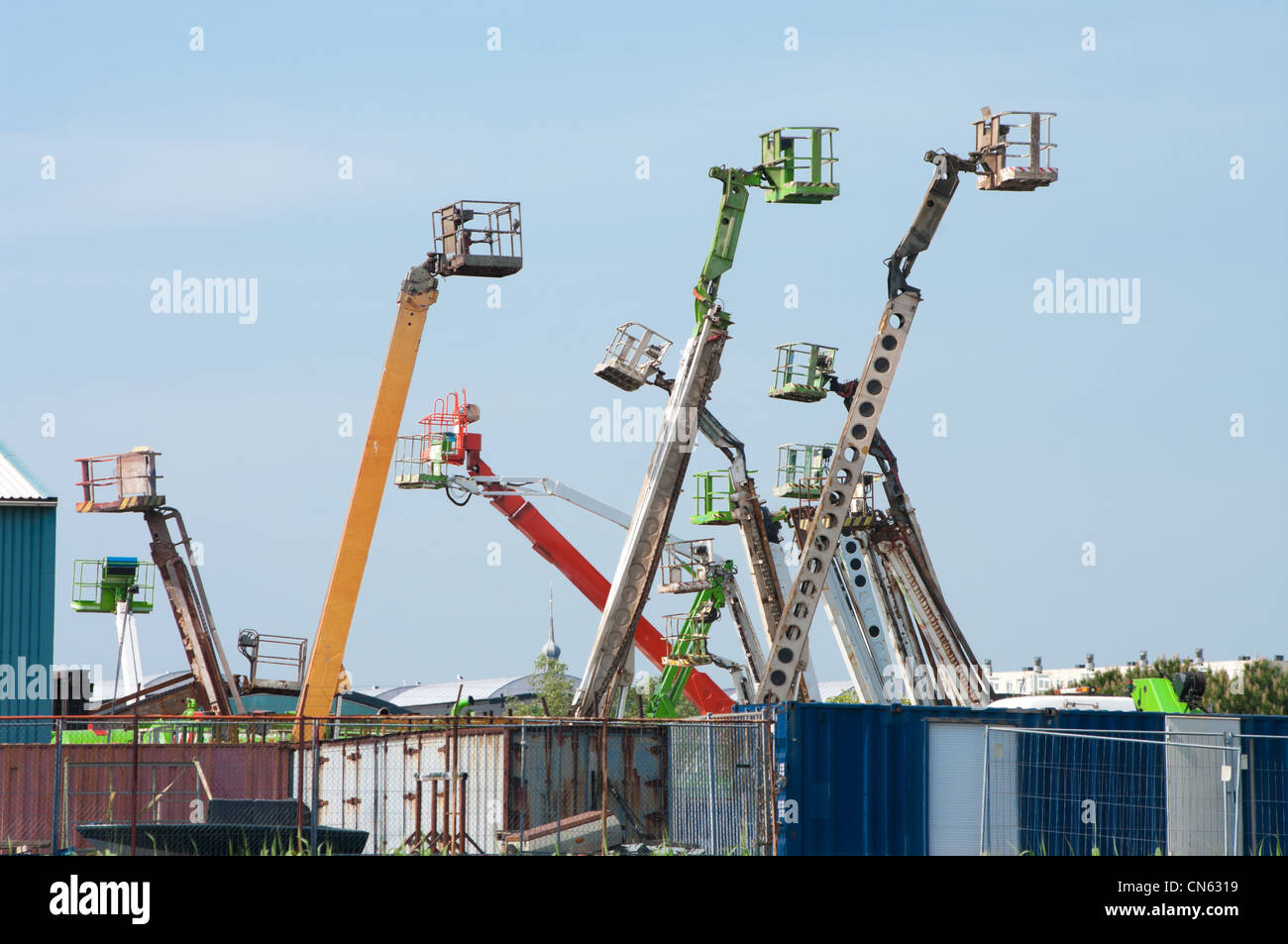 Boom lifts hi-res stock photography and images - Alamy