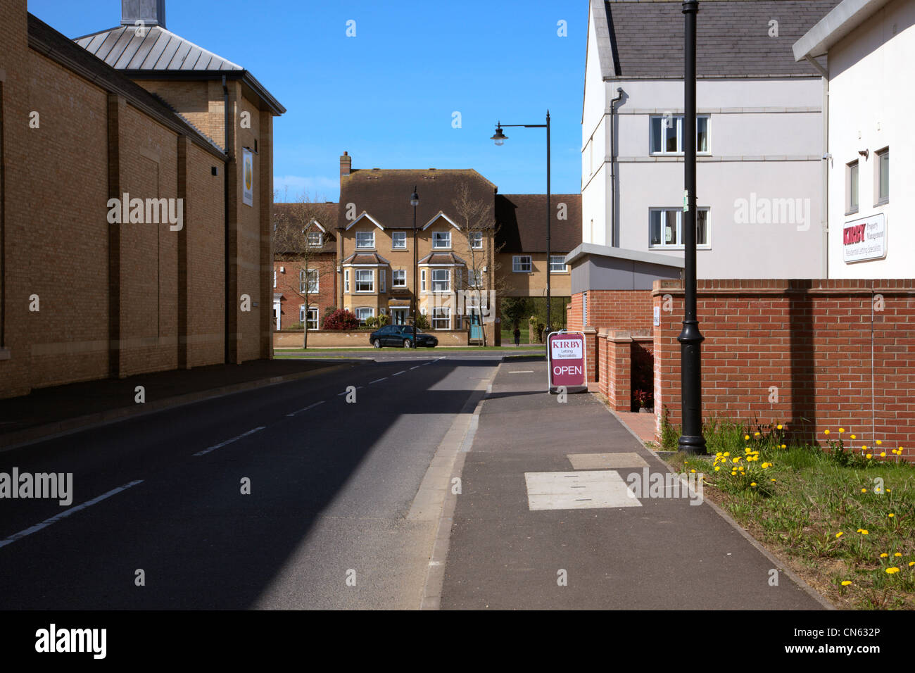 De la Warr Way Great Cambourne Cambridgeshire England Stock Photo - Alamy