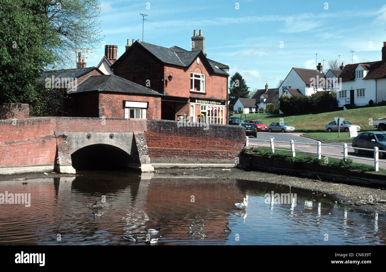 Finchingfield - Pond Stock Photo - Alamy