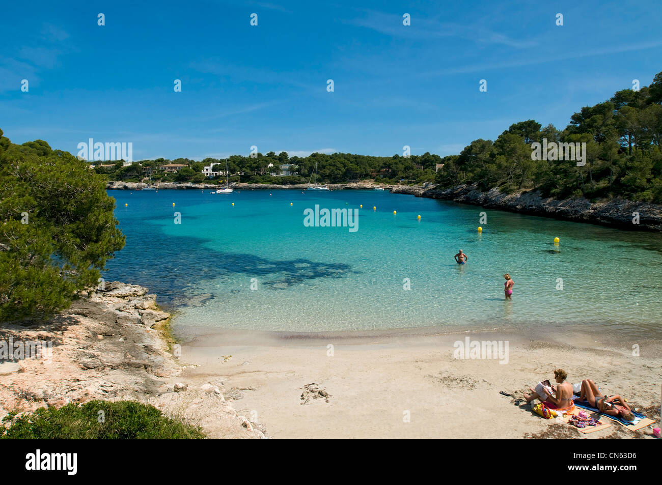 Porto Petro Beach Mallorca Balearics Spain Stock Photo - Alamy