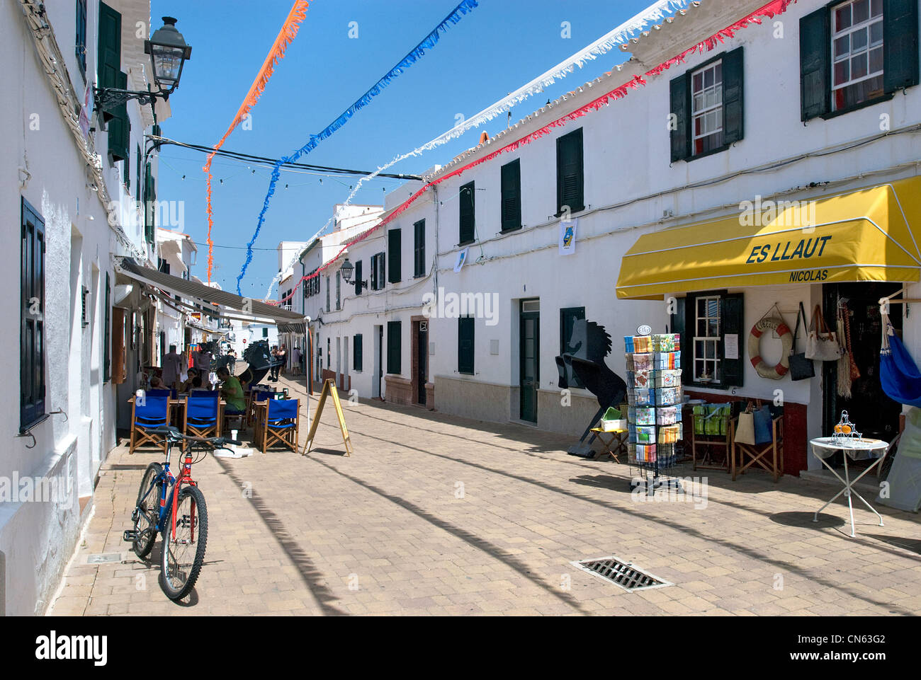 Fornells Menorca Spain Stock Photo - Alamy