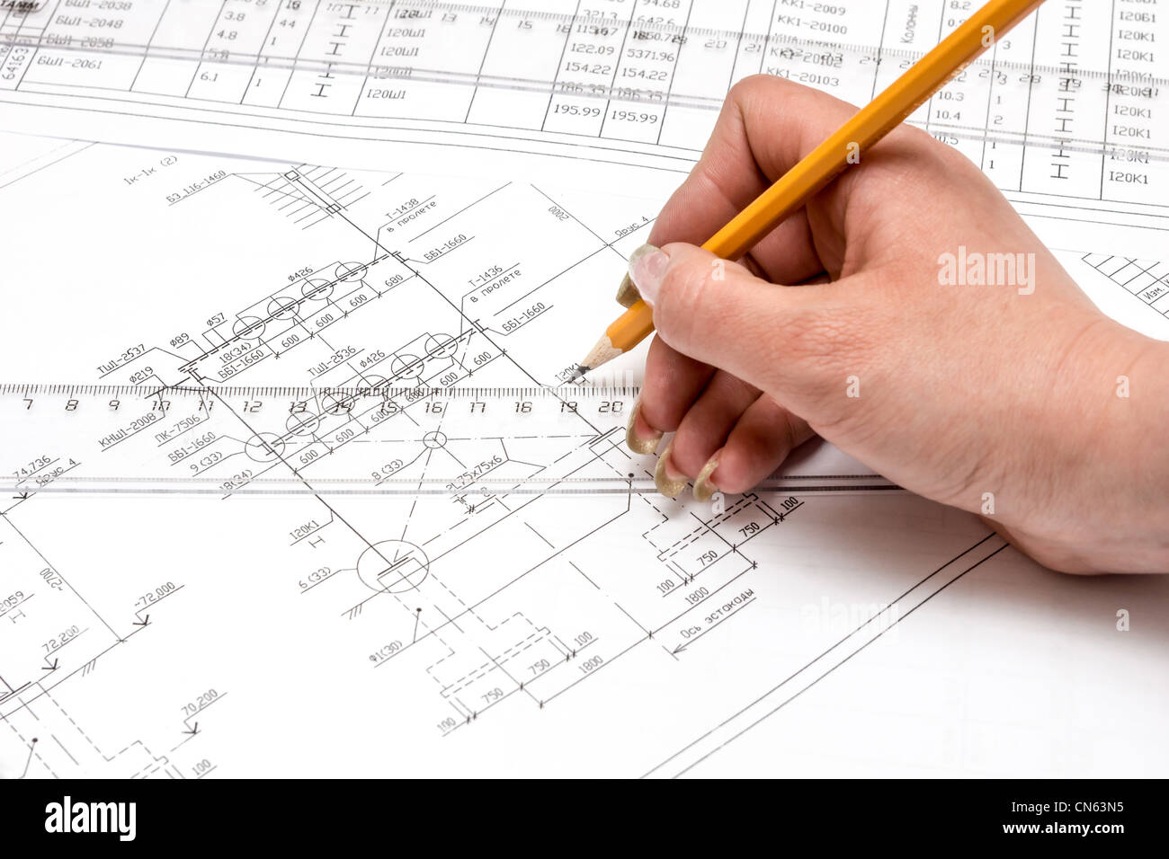 data validation on the drawing Stock Photo - Alamy