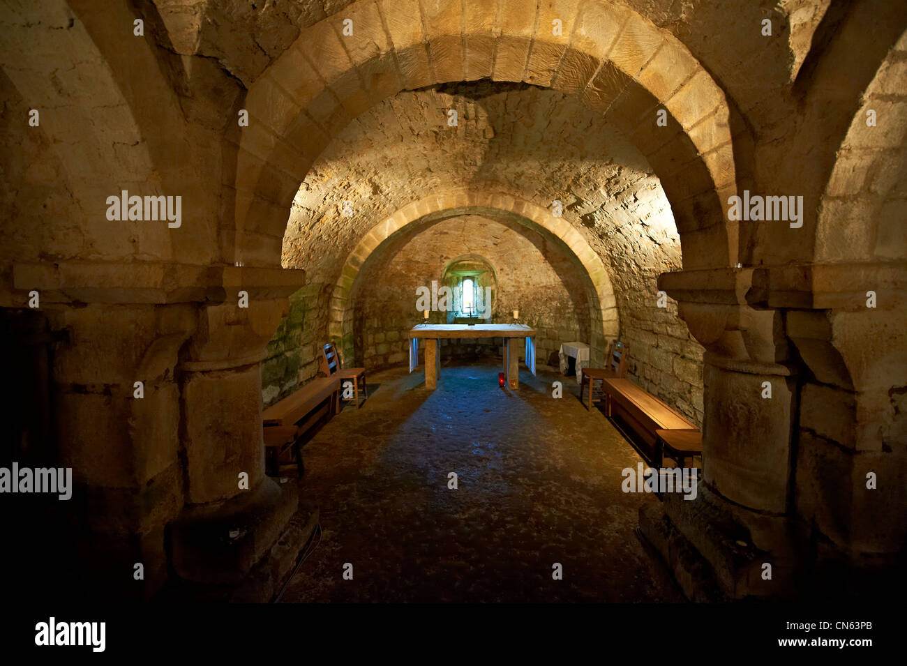 Crypr naive historic crypt hi-res stock photography and images - Alamy