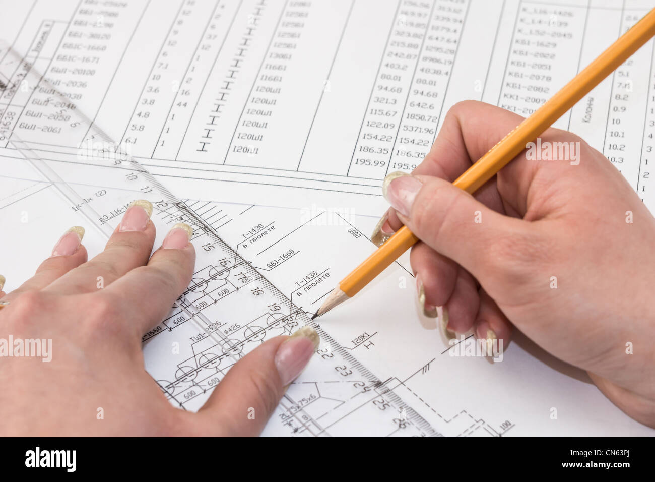 Drafting machine drawing hi-res stock photography and images - Alamy