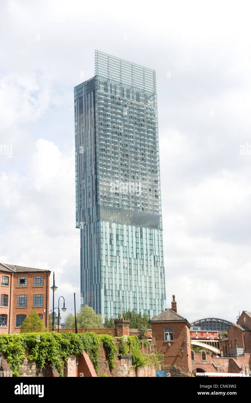 Beetham tower manchester from castlefield hi-res stock photography and ...