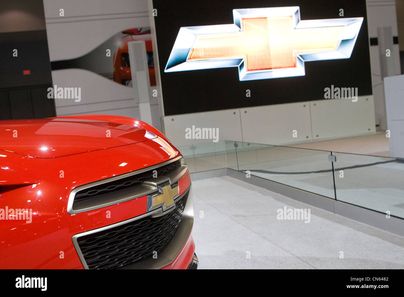 A Chevrolet on display at the 2012 Washington Auto Show Stock Photo - Alamy