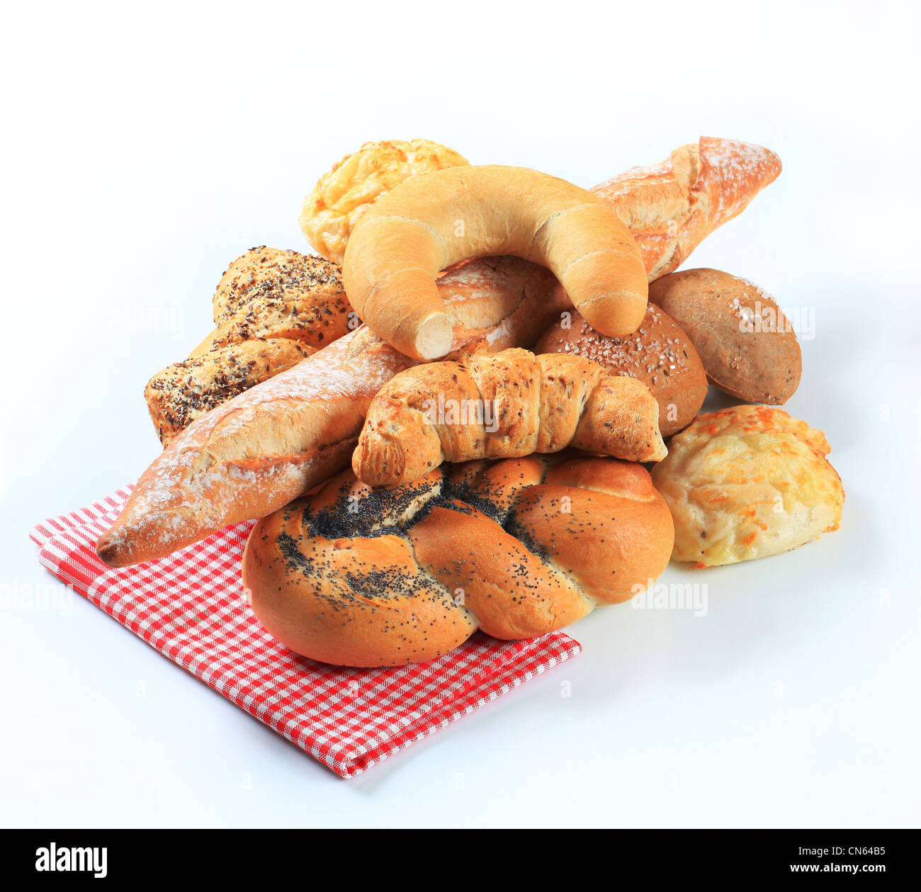 Various types of fresh bread Stock Photo - Alamy