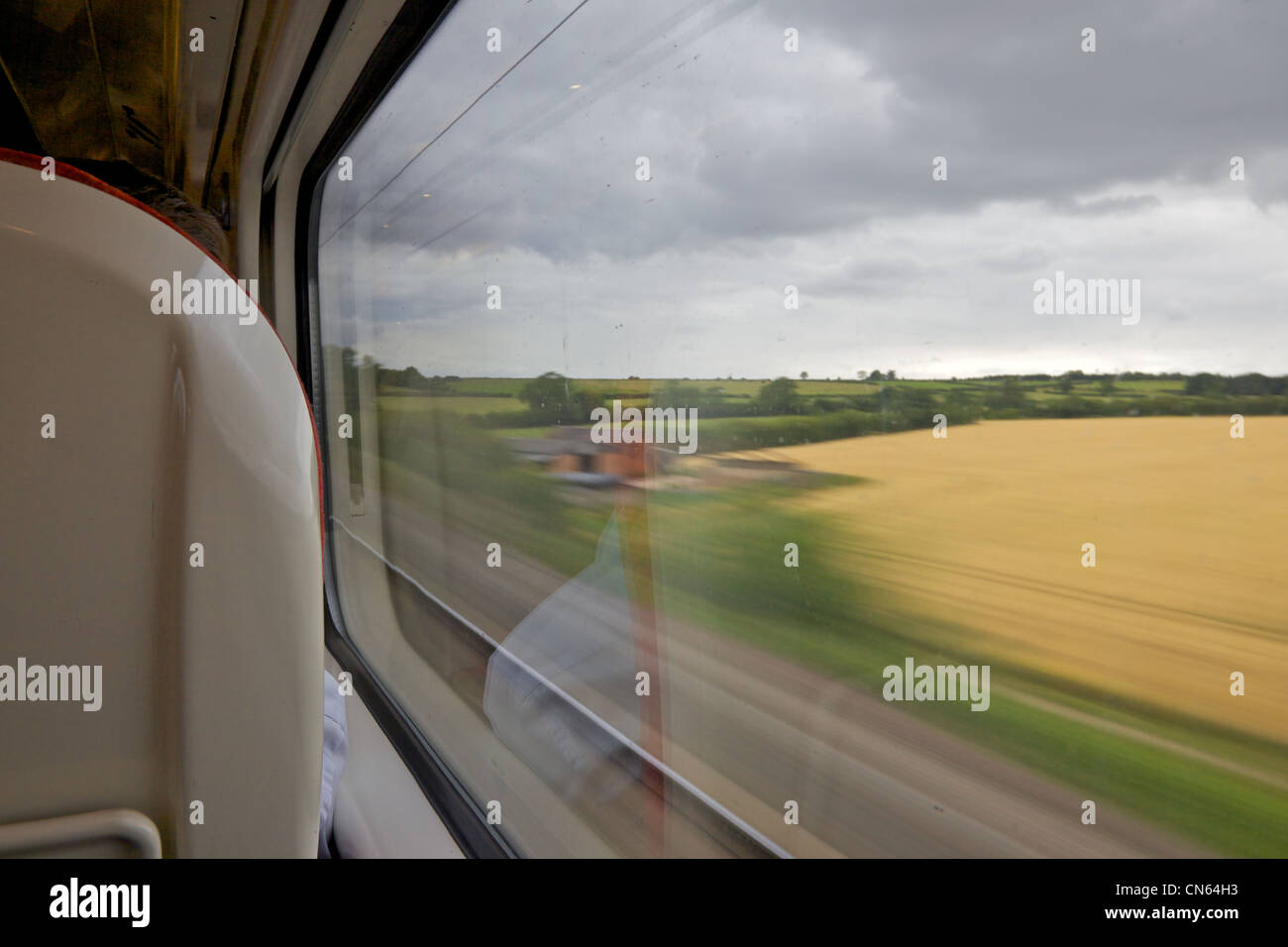 Passengers on board train uk hi-res stock photography and images - Alamy