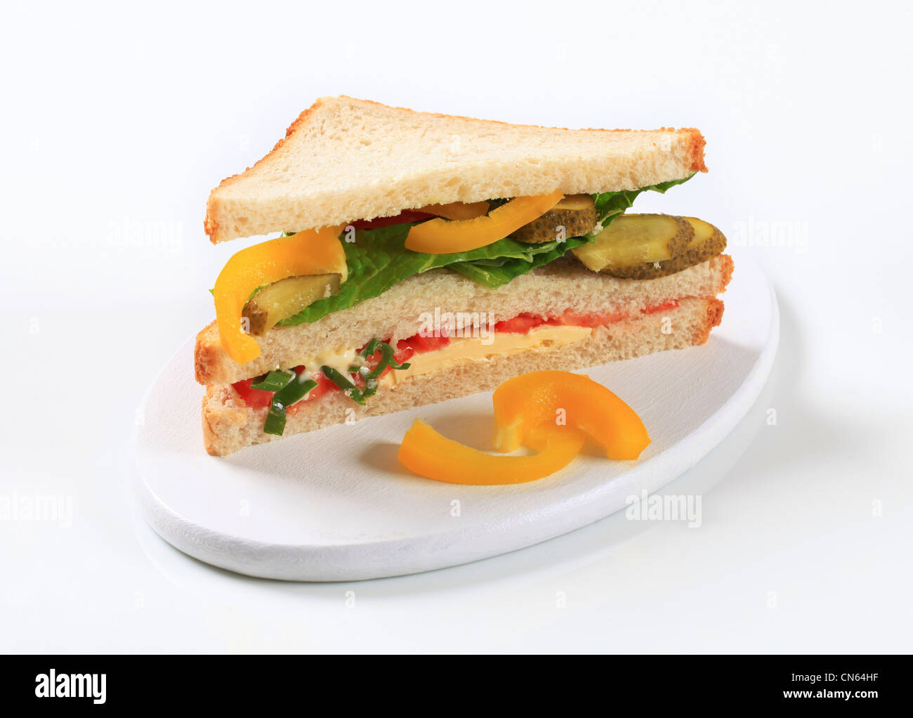 Half sandwich hi-res stock photography and images - Alamy