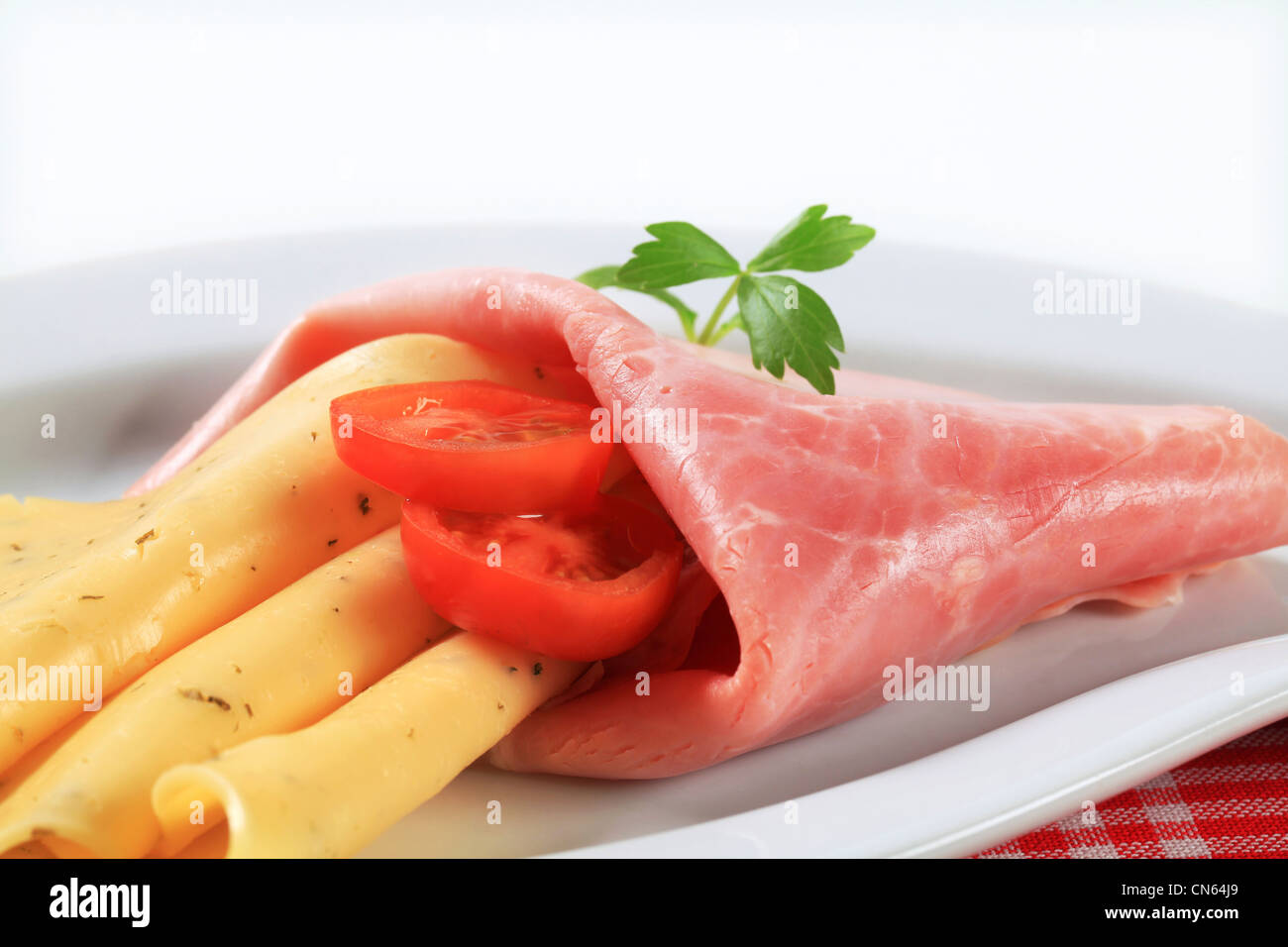 Cold plate ham cheese hi-res stock photography and images - Alamy