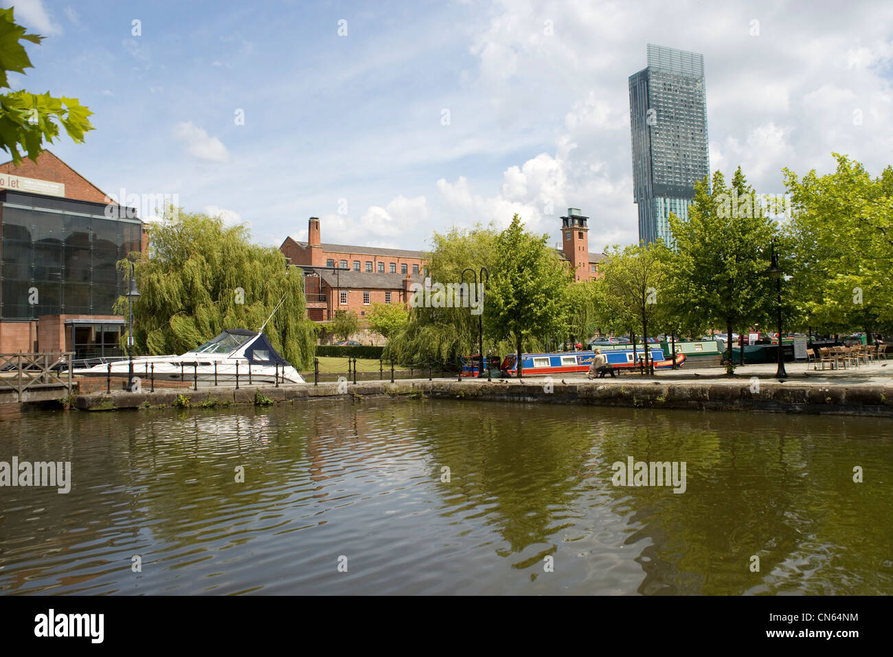 Beetham Tower in Manchester from Castlefield Stock Photo - Alamy