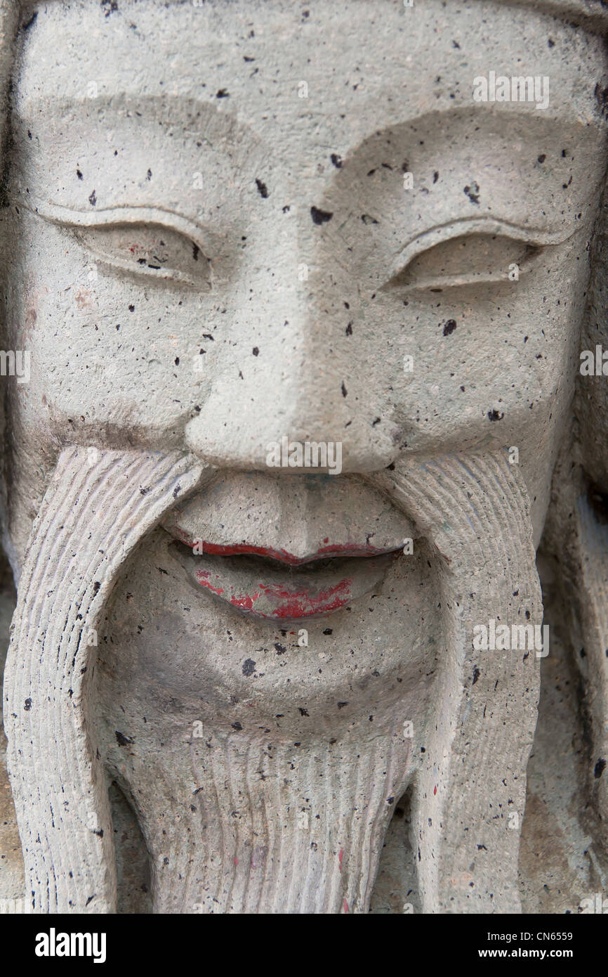 Close up face stone Stock Photo - Alamy