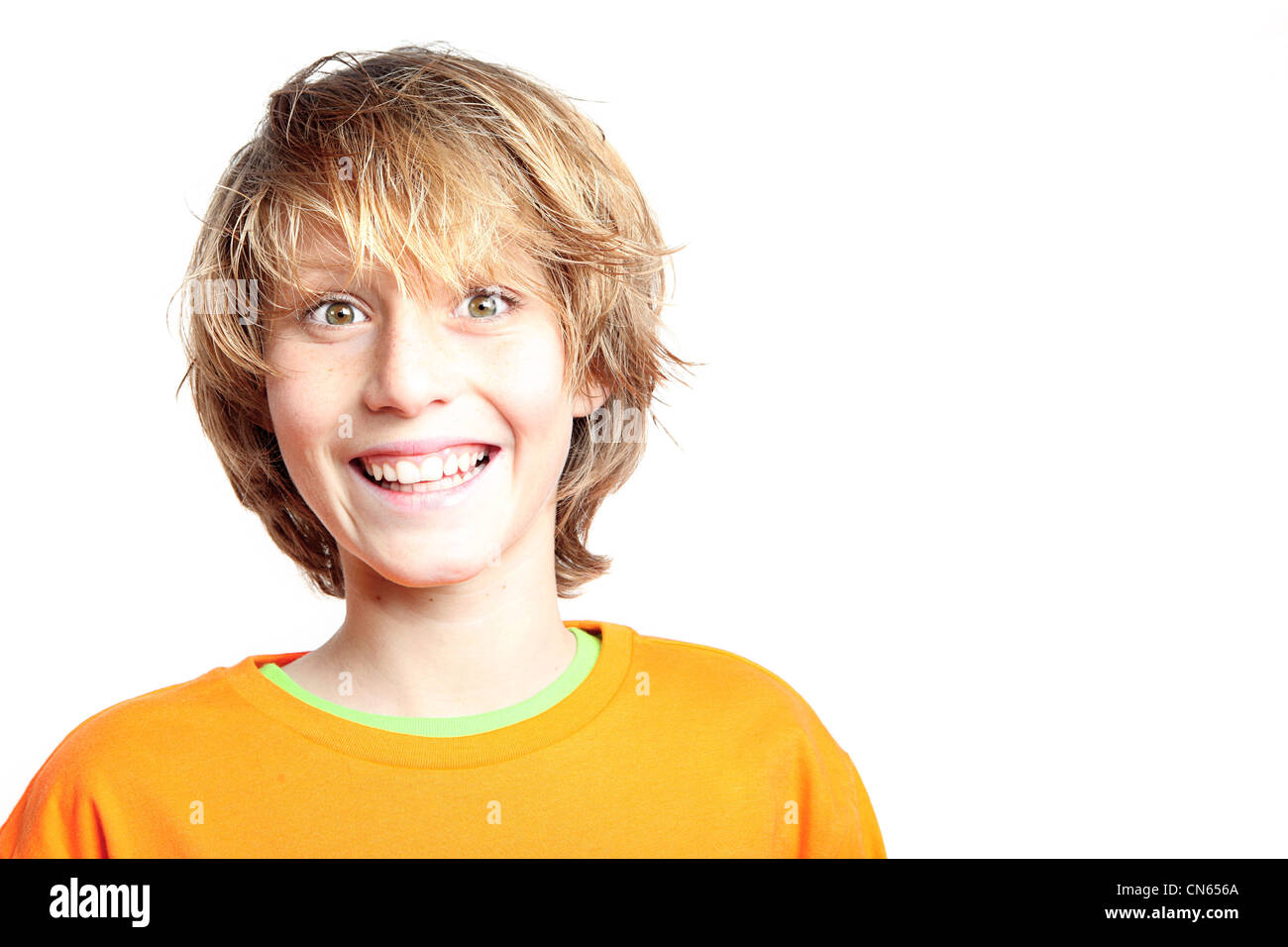 happy smiling surprised kid Stock Photo - Alamy