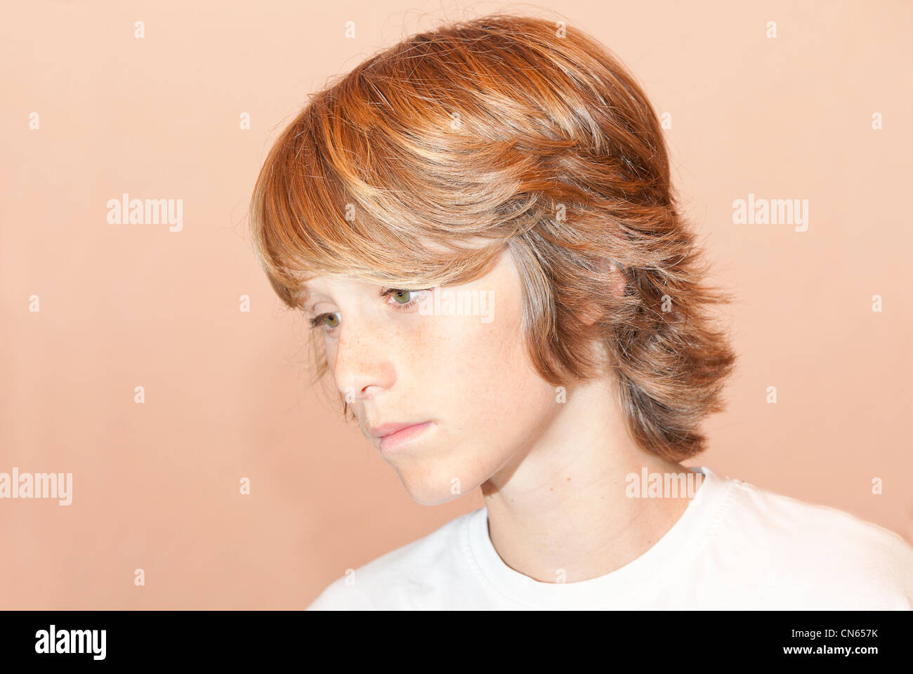 sad thoughtful lonely unhappy child or kid Stock Photo - Alamy