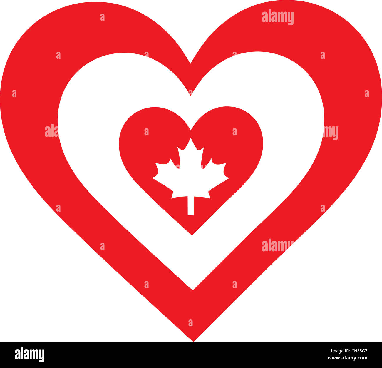 Canada heart hi-res stock photography and images - Alamy