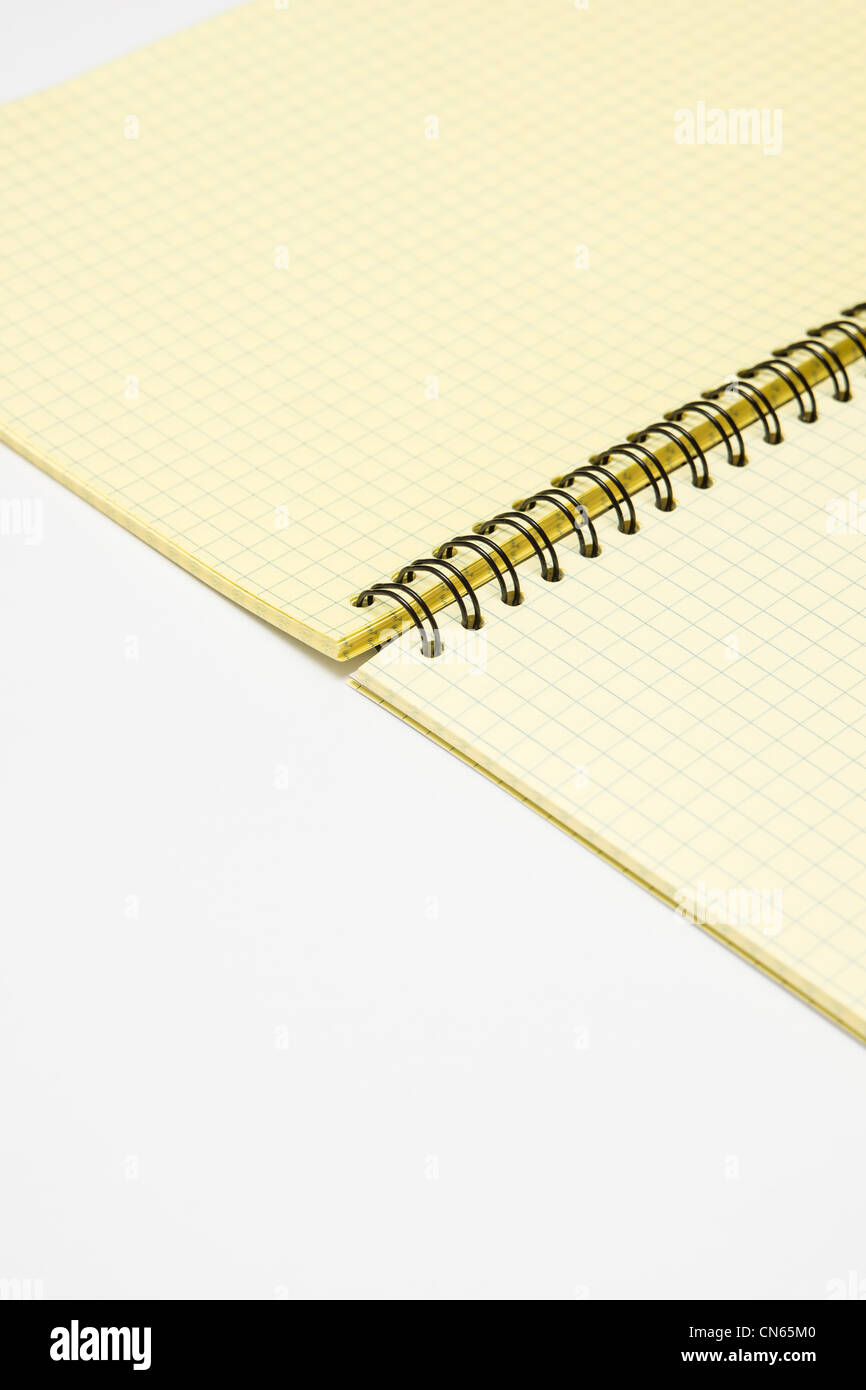 notebook on a white background Stock Photo - Alamy