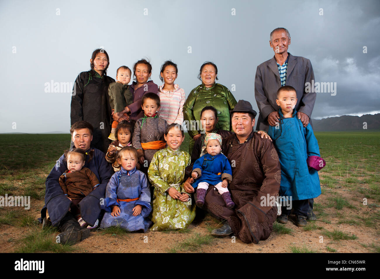 Mongolian Family