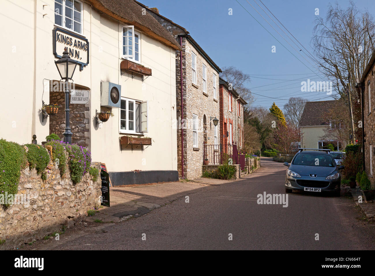 The Kings Arms Inn, Stockland, Devon Stock Photo - Alamy