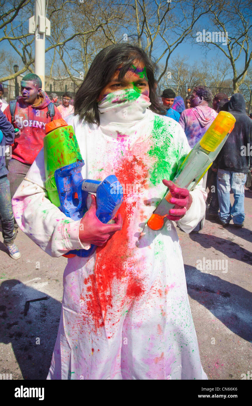 Phagwah new york city hi-res stock photography and images - Alamy