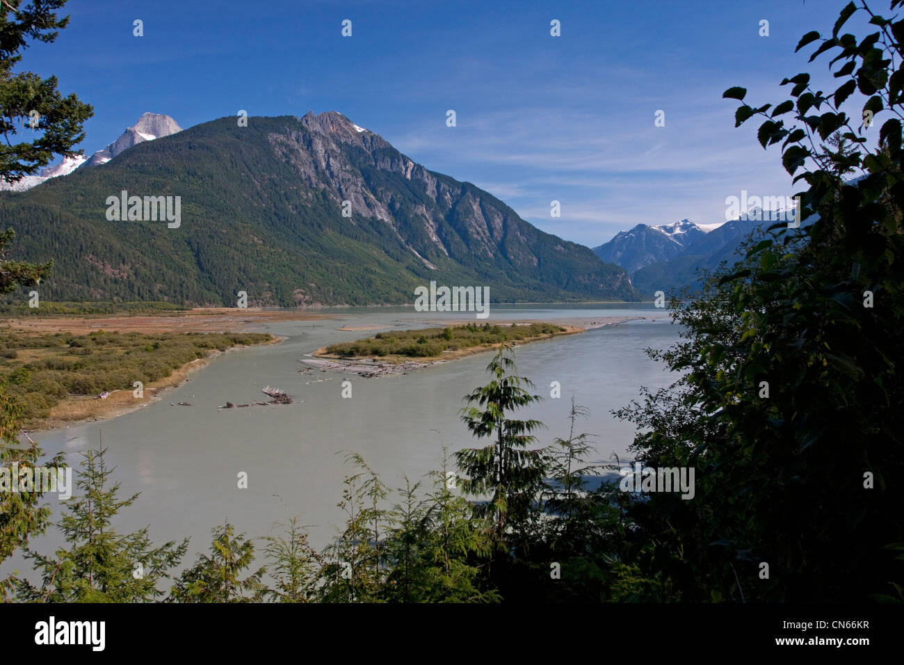 Homathko Estuary Park, Bute Inlet, BC, Canada in September Stock Photo ...