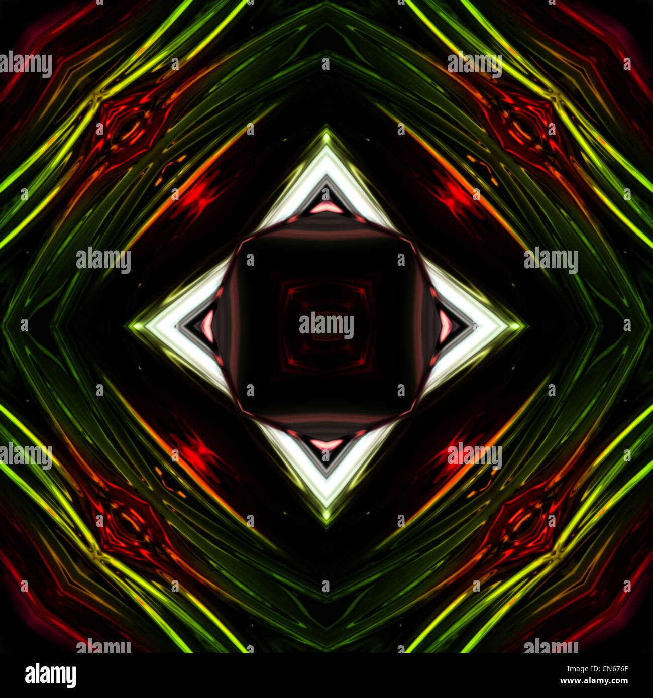 Abstract illustrated glass object Stock Photo - Alamy