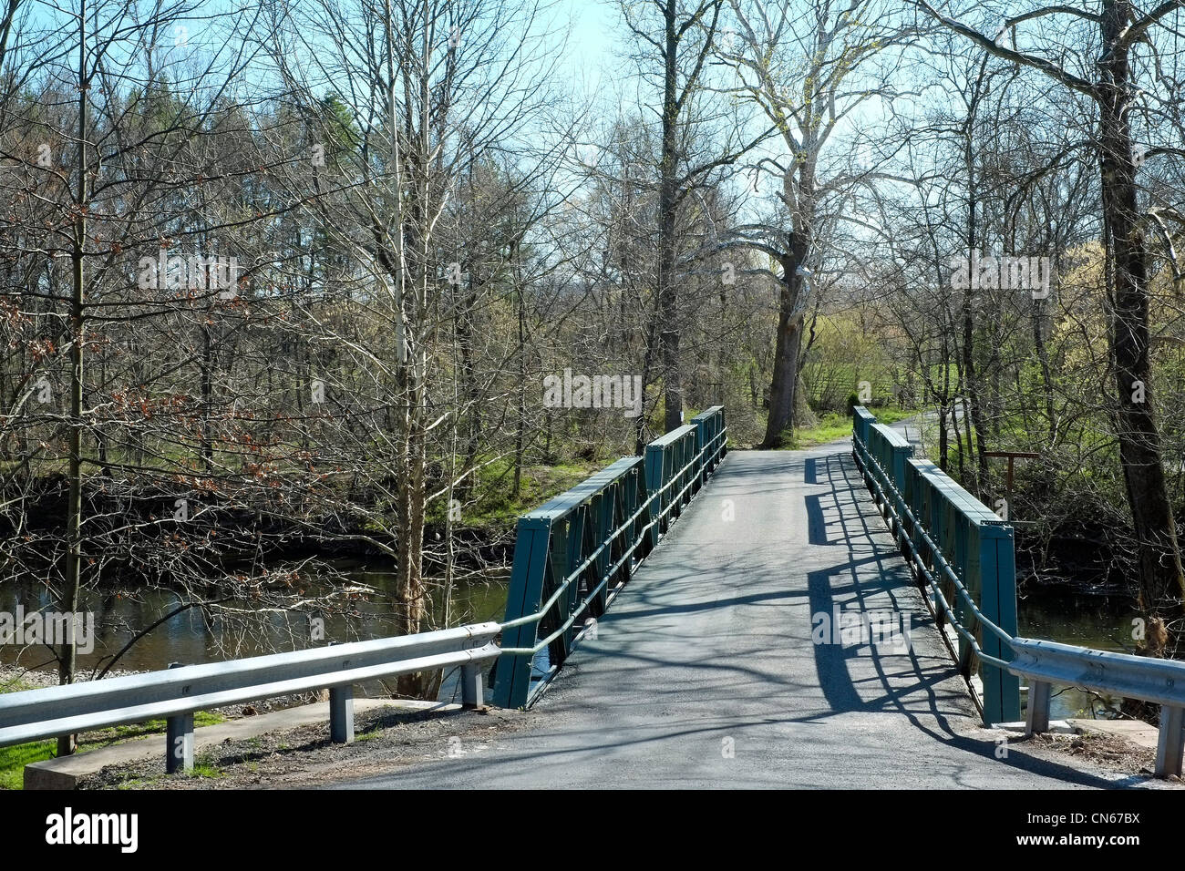 A bridge over a river Stock Photo - Alamy