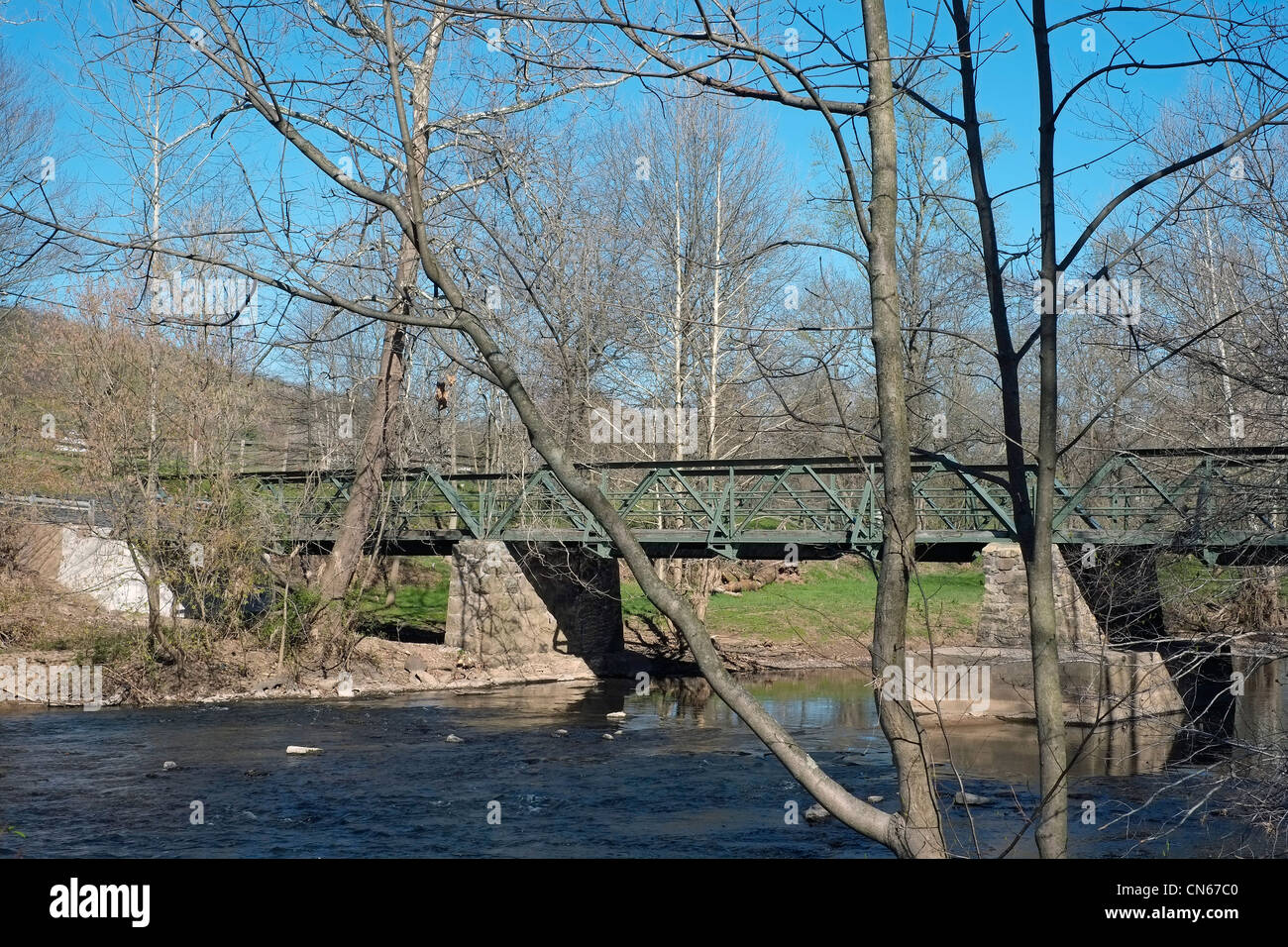 A bridge over a river Stock Photo - Alamy