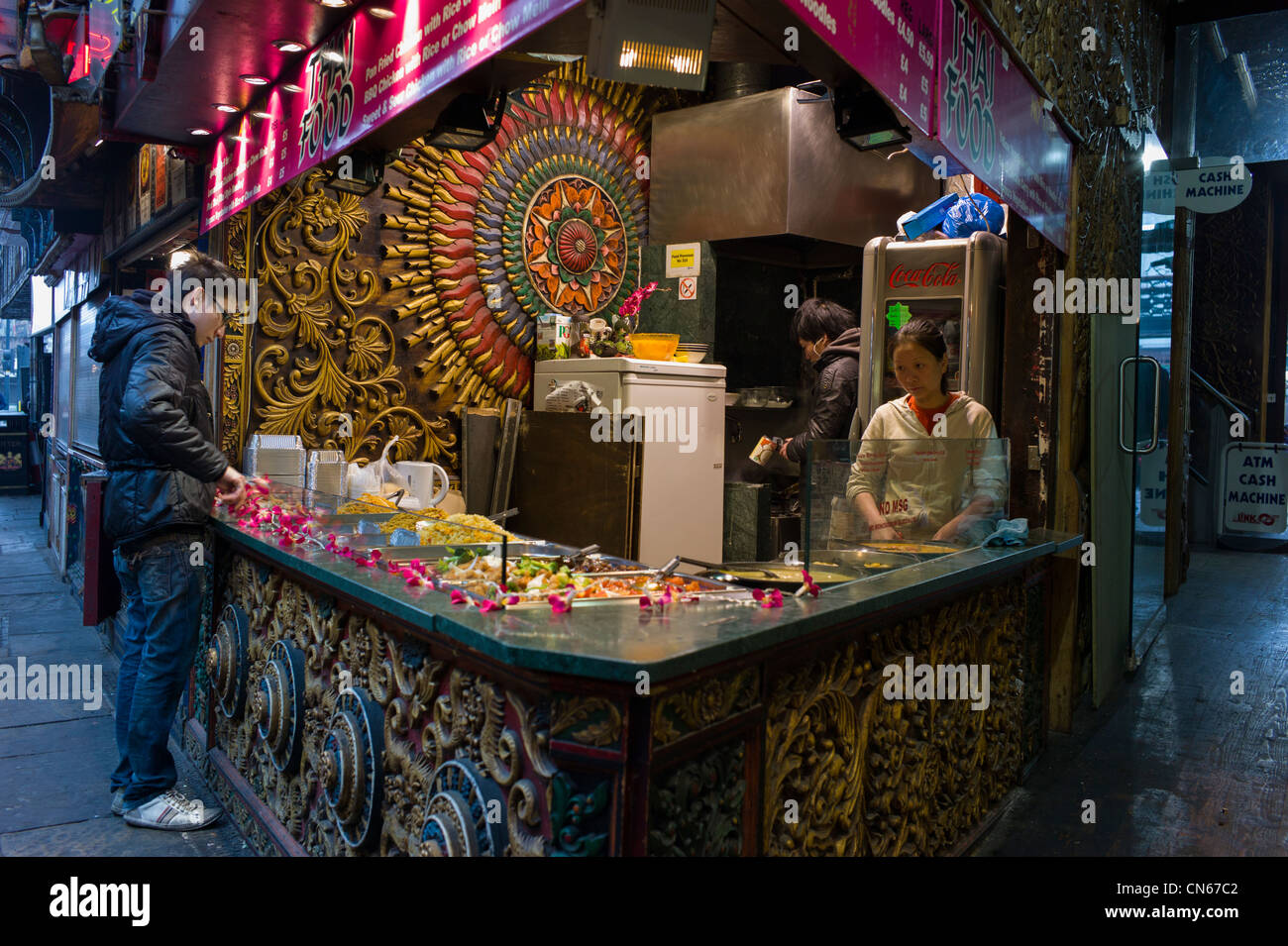 Indoor food arcade with continental food stalls Camden Market, Camden ...