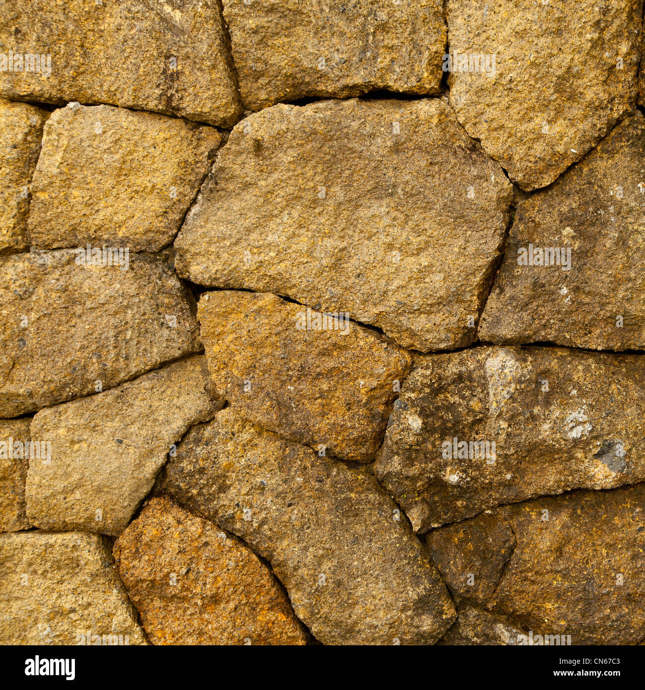 Stone wall, square texture Stock Photo - Alamy