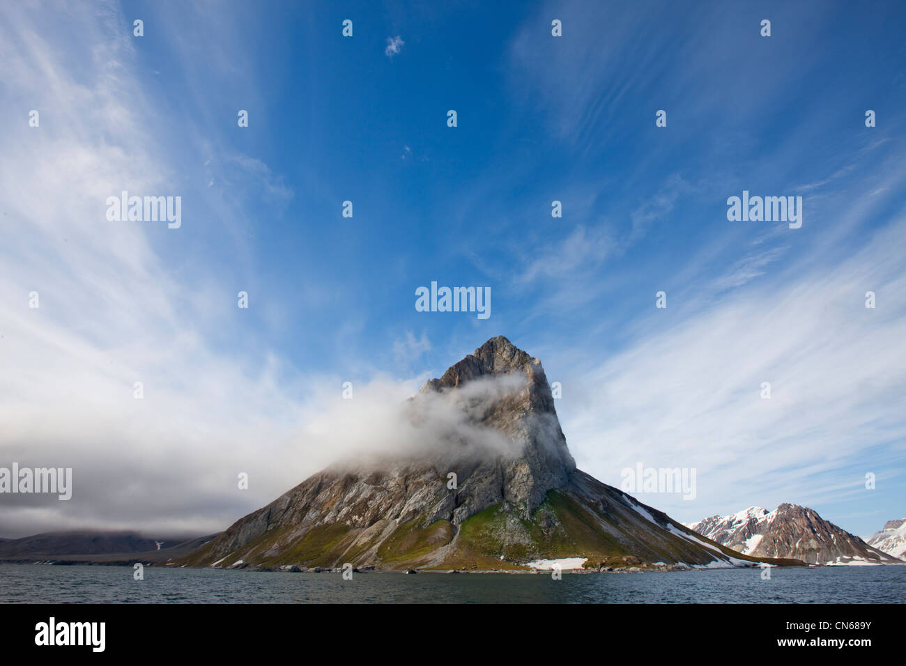 Norway, Svalbard, Spitsbergen Island, Gnål Odden “Screaming Rock ...
