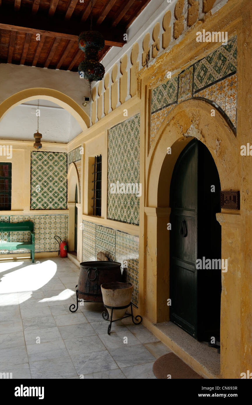 Tripoli. Libya. View of some of the elaborate colourful and lavish tile ...