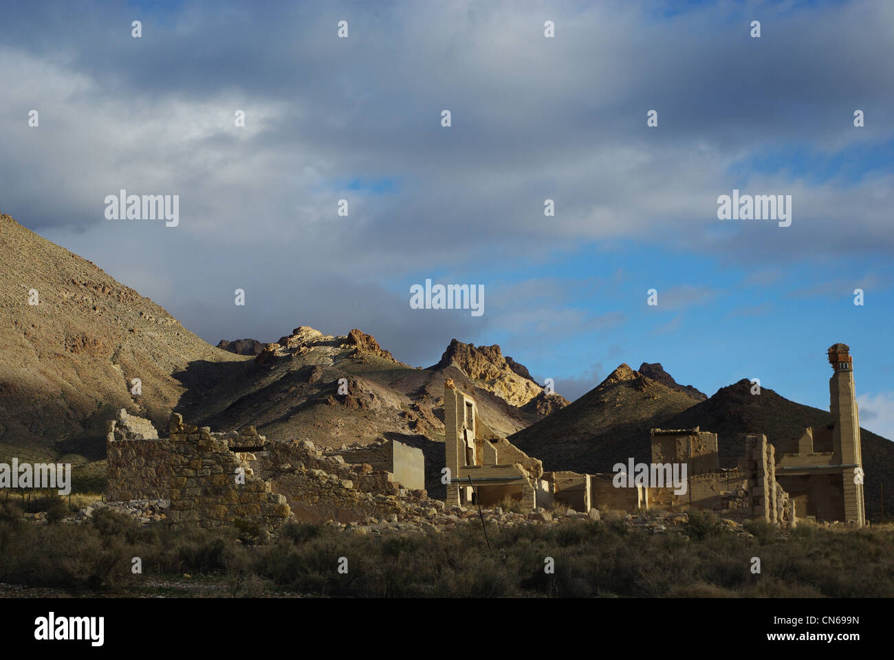Ghost town of Rhyolite, Nevada Stock Photo - Alamy