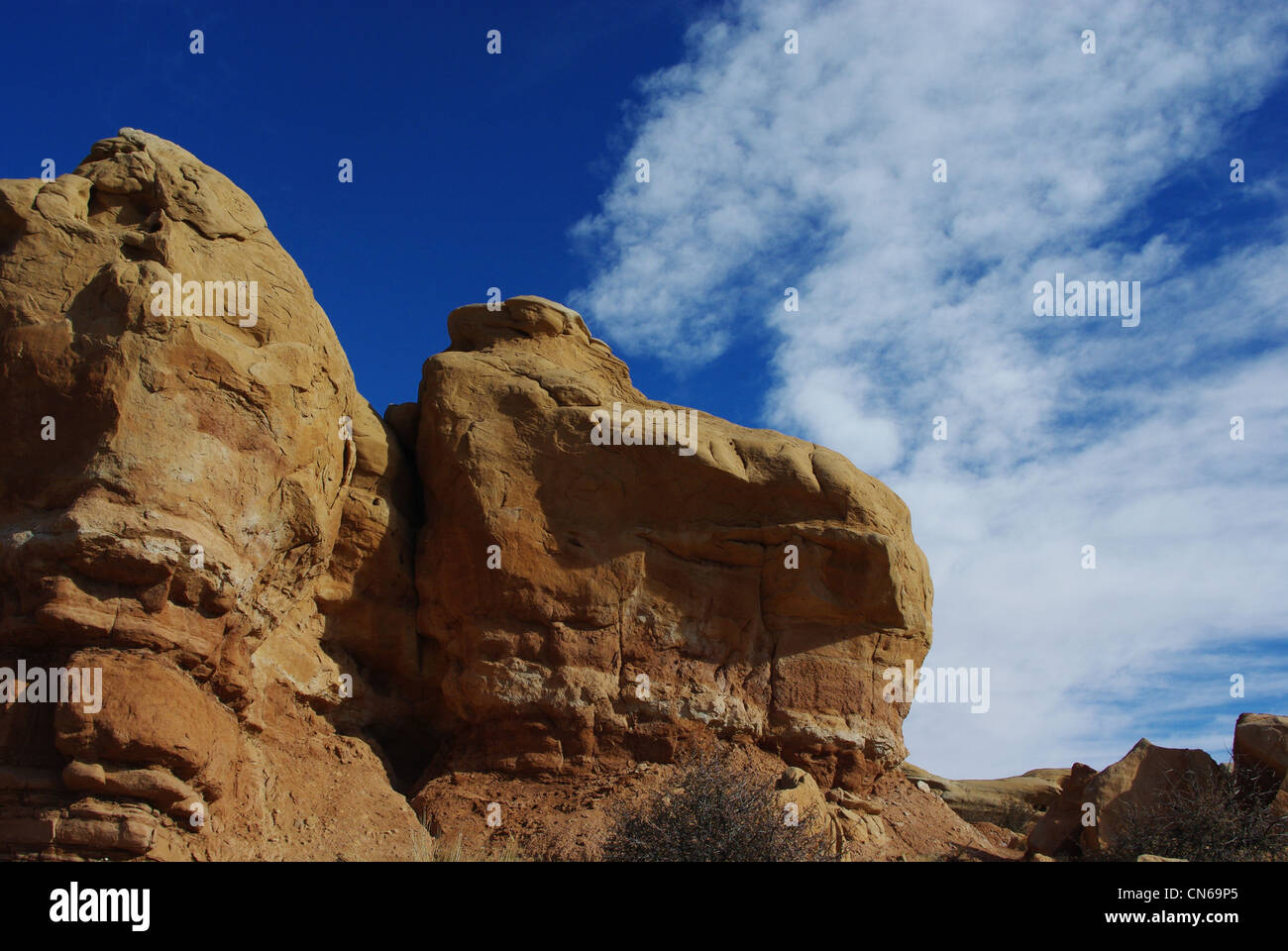 Bizarre rocks, Utah Stock Photo - Alamy