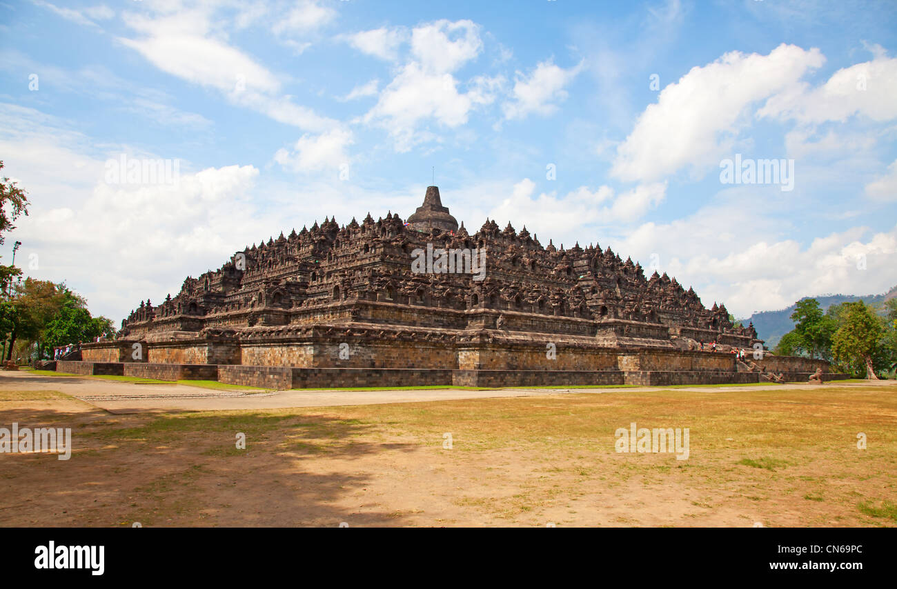 Borobodur temple on Java island in Indonesia Stock Photo - Alamy