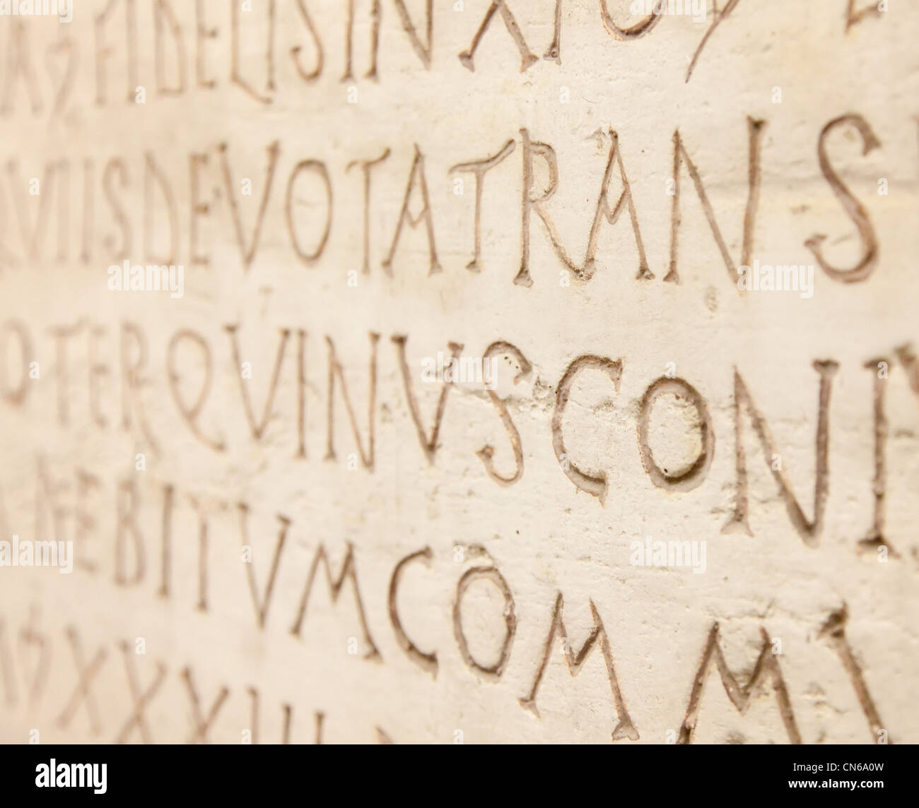 Latin inscription on roman forum hi-res stock photography and images ...