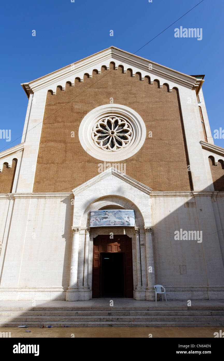 Tripoli. Libya. View of former Catholic Church which is now used for ...