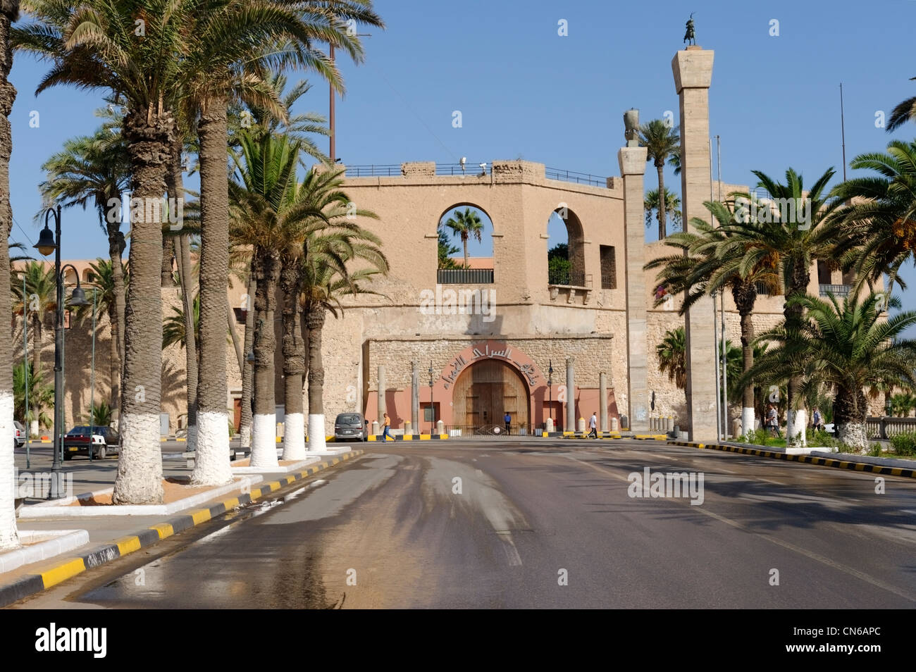 Tripoli. Libya. View of the Red castle whose foundations date back to ...