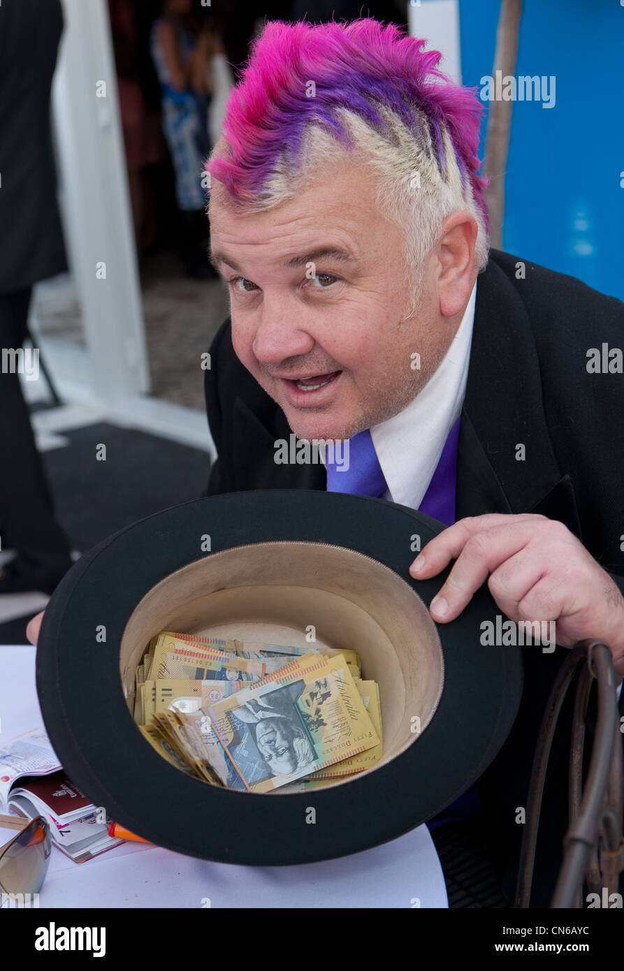 Darryn Lyons at the Melbourne Cup, Australia November 1, 2011 Stock ...