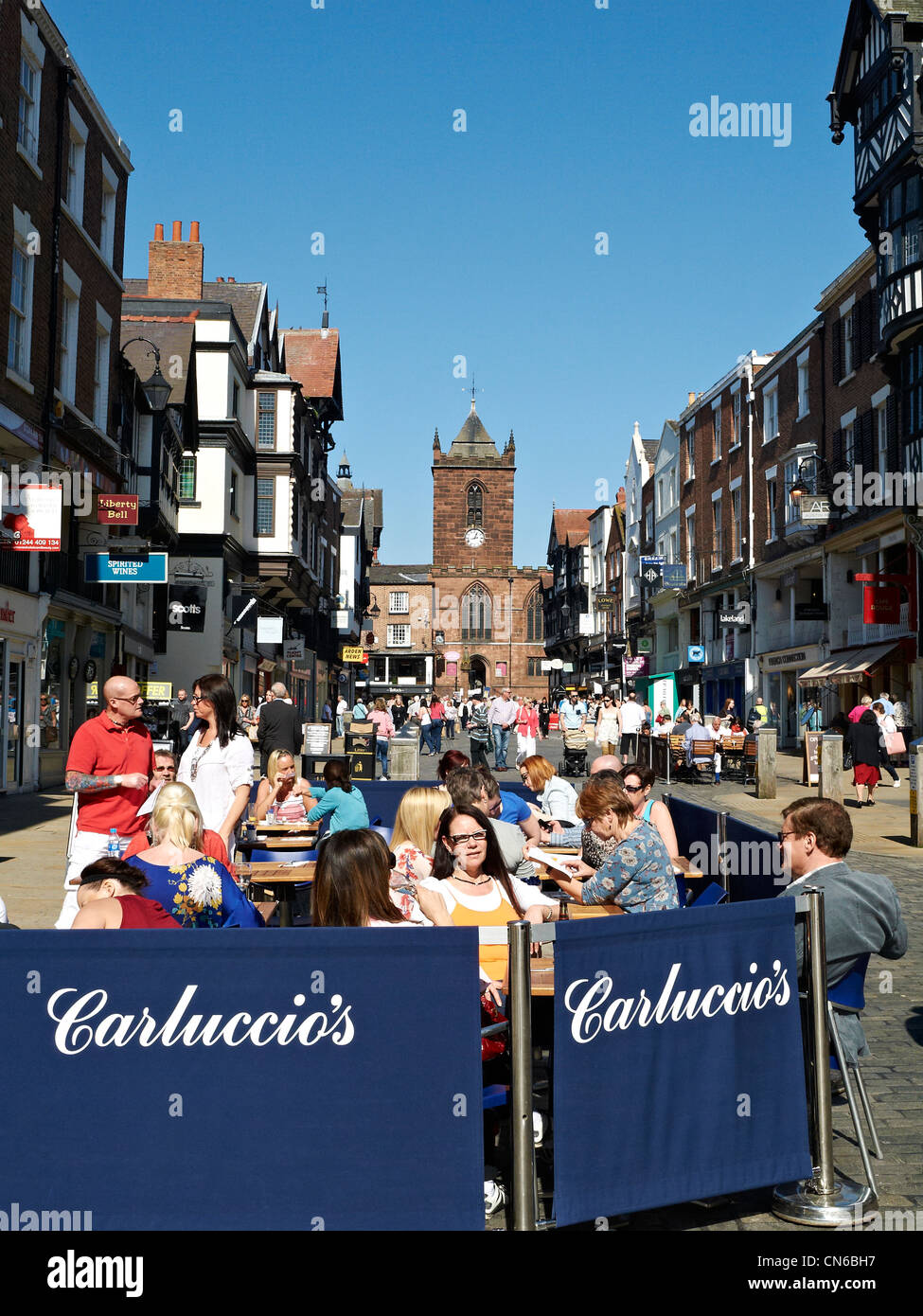 Bridge Street in Chester Cheshire UK Stock Photo - Alamy