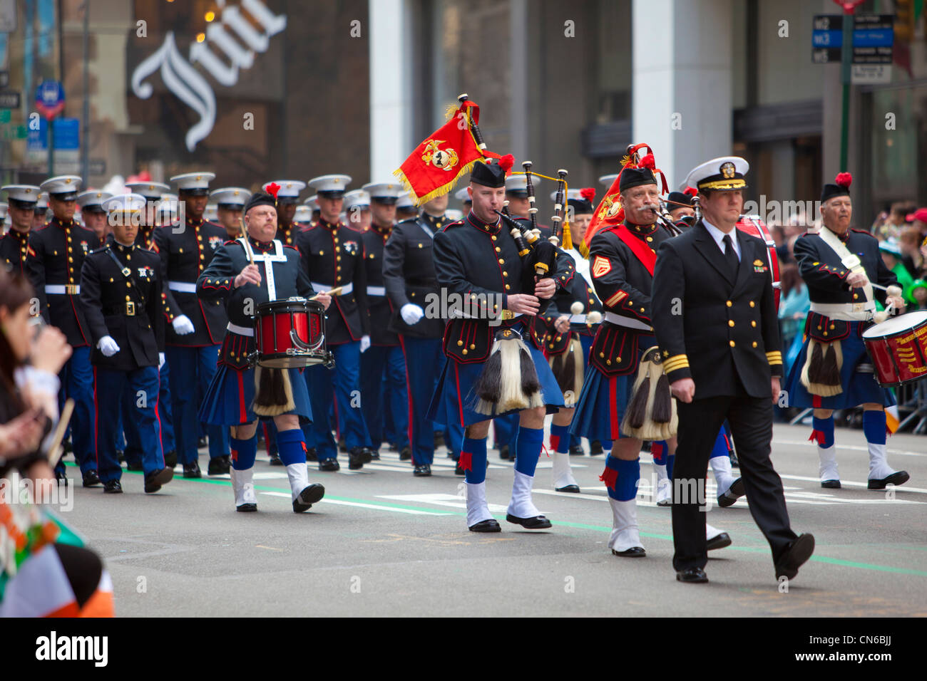 Usmc marching band hi-res stock photography and images - Alamy